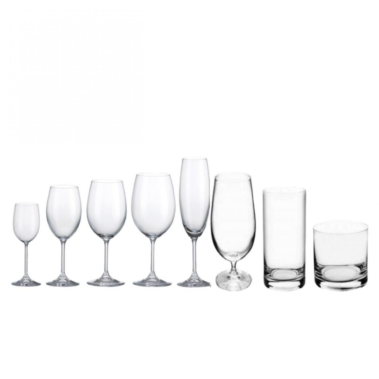 Jogo Taças Copos Cristal Ecologico Gastro - Casa Canto