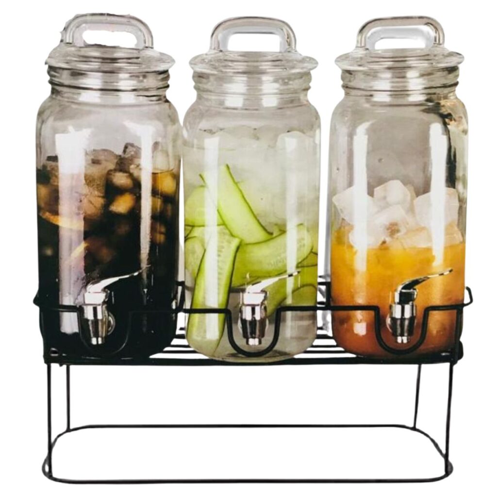 Suqueira Dispenser para Agua Sucos e Refrigerantes Vidro 3.5lts ...